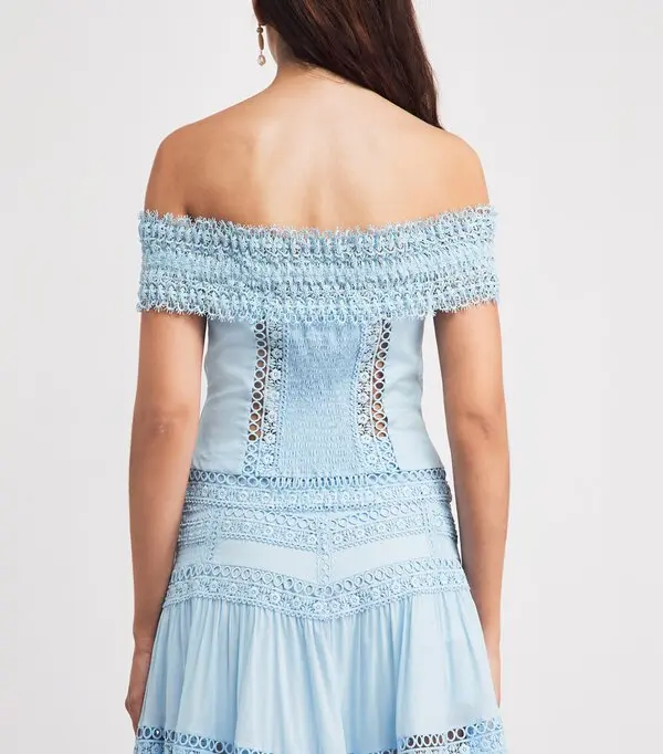 Charo Ruiz Ibiza Cotton Voile Elisette Top