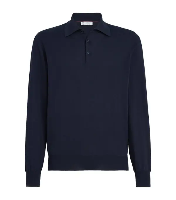 Brunello Cucinelli Cotton Polo Sweater