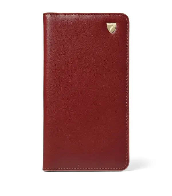 ASPINAL OF LONDON Leather Long Wallet - Black