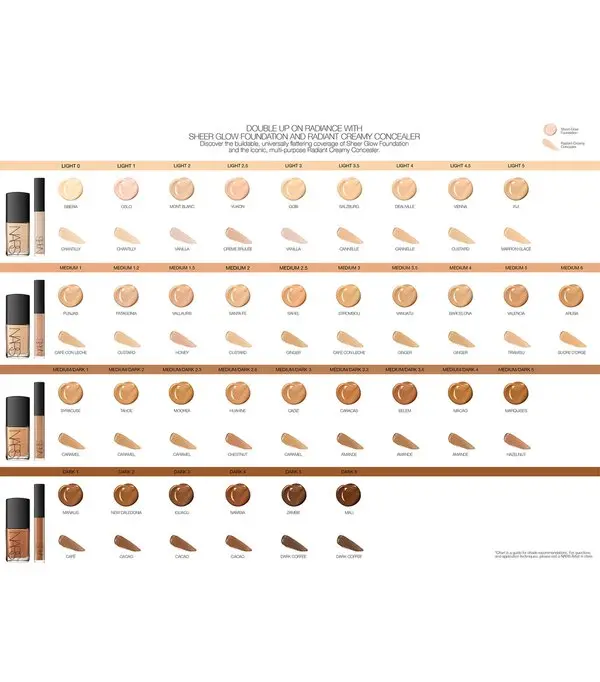 NARS Sheer Glow Foundation - Nude
