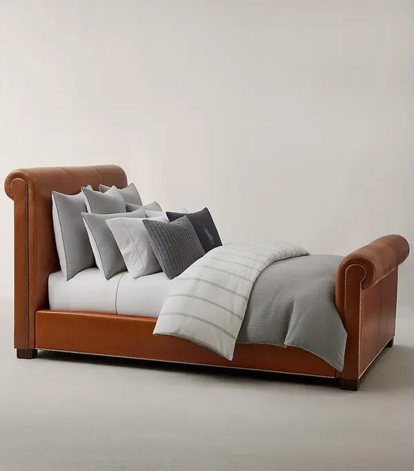 Ralph Lauren Super King Kerrigan Flat Sheet - Grey