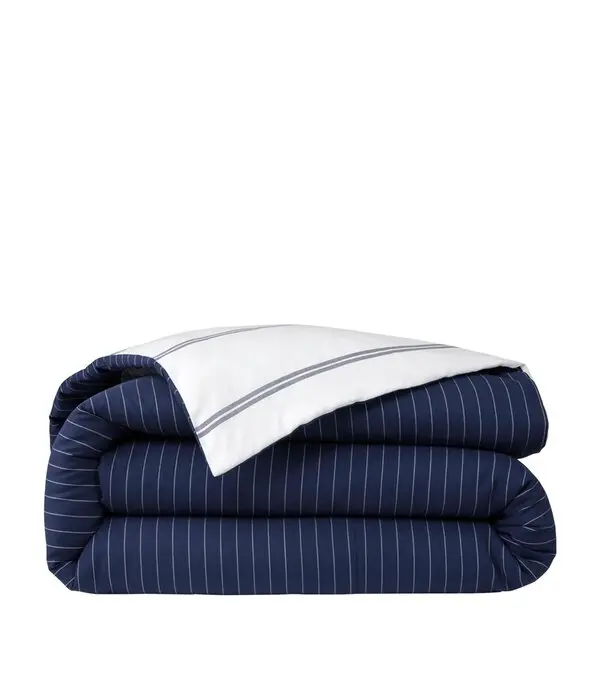 Ralph Lauren Cotton Kerrigan Duvet Cover - Navy
