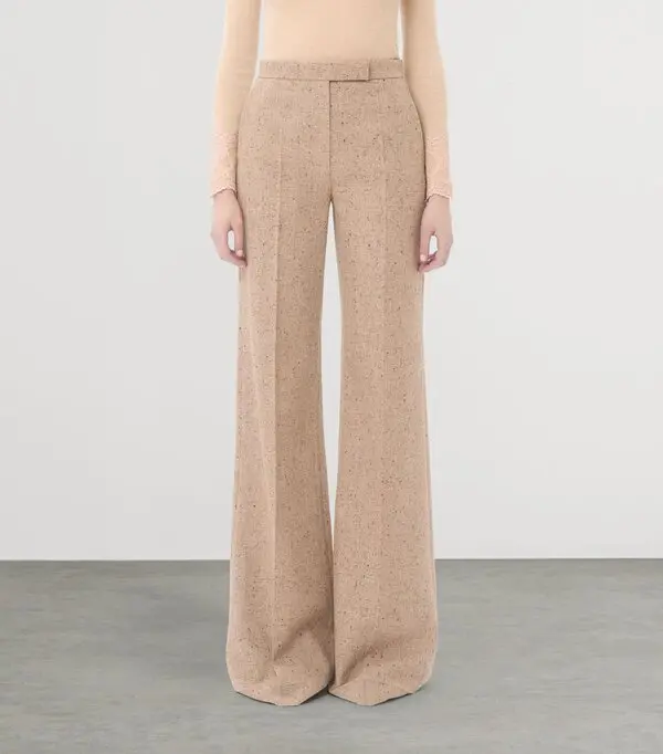 Valentino Garavani Virgin Wool Wide-leg Trousers