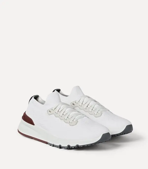 Brunello Cucinelli Knitted Low-top Sneakers