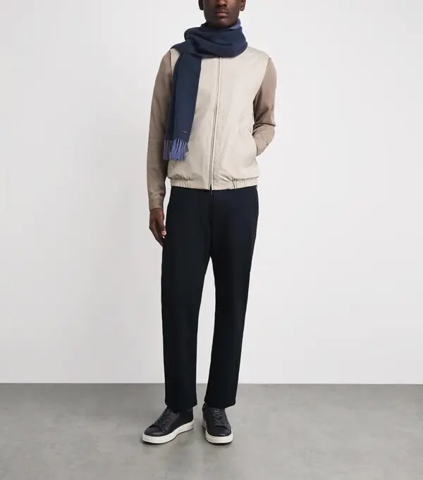 BOSS Cashmere Floris Scarf