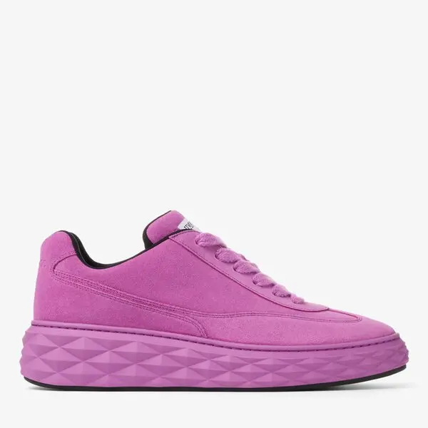 JIMMY CHOO Diamond Maxi Retro Low-top Sneakers - V Violet Orchid