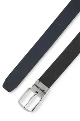 BOSS Reversible Belt In Italian Leather