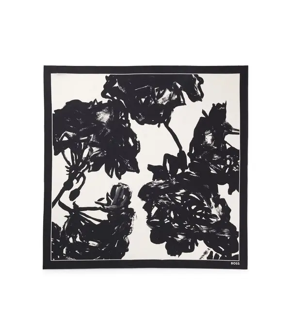 BOSS Silk Scarf - Black