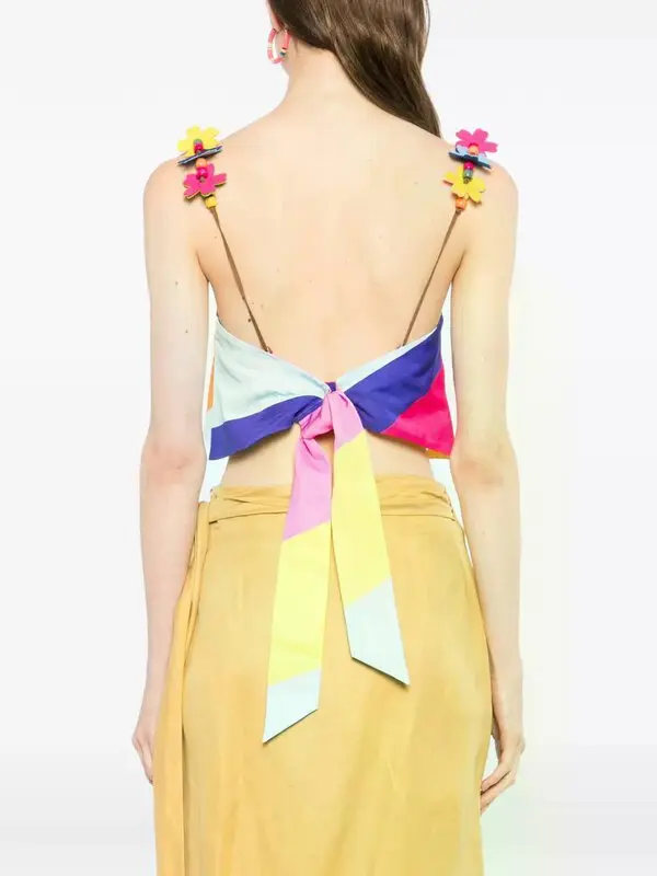 Mira Mikati Flower Straps Top