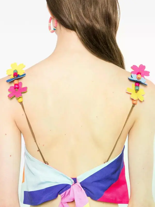 Mira Mikati Flower Straps Top
