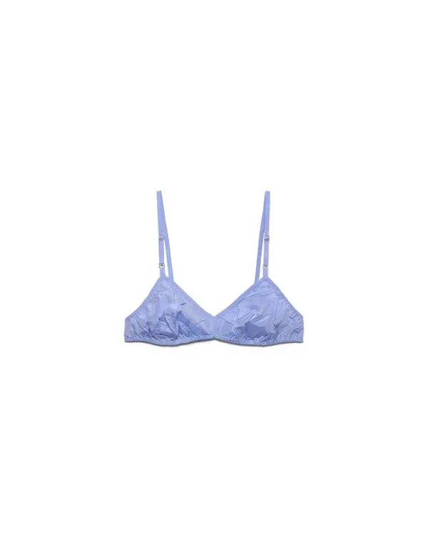 Prada Taffeta Bra - Light Blue