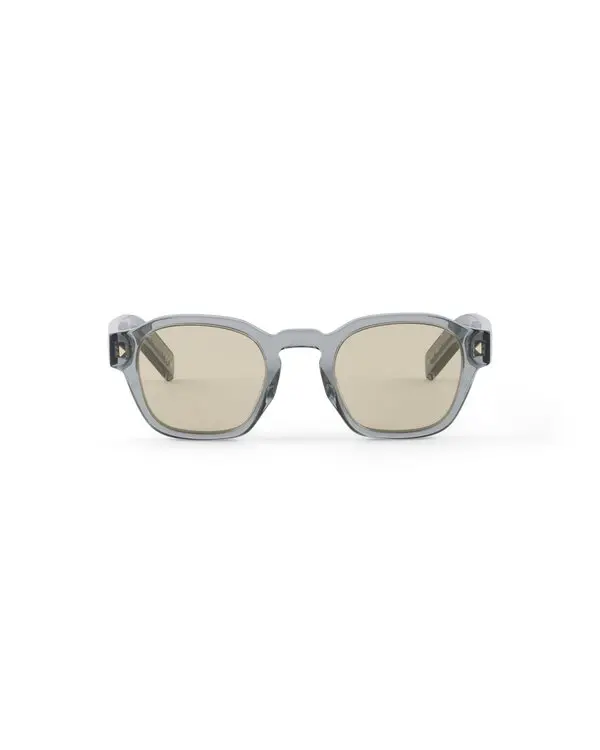 Prada Sunglasses With Metal Plaque - Lenses