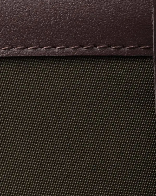 Prada Speedrock Re-nylon And Leather Card Holder With Strap - Green