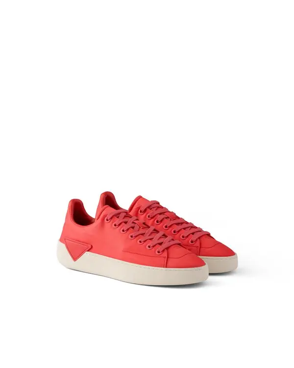 Prada Court Re-nylon Sneakers - Orange