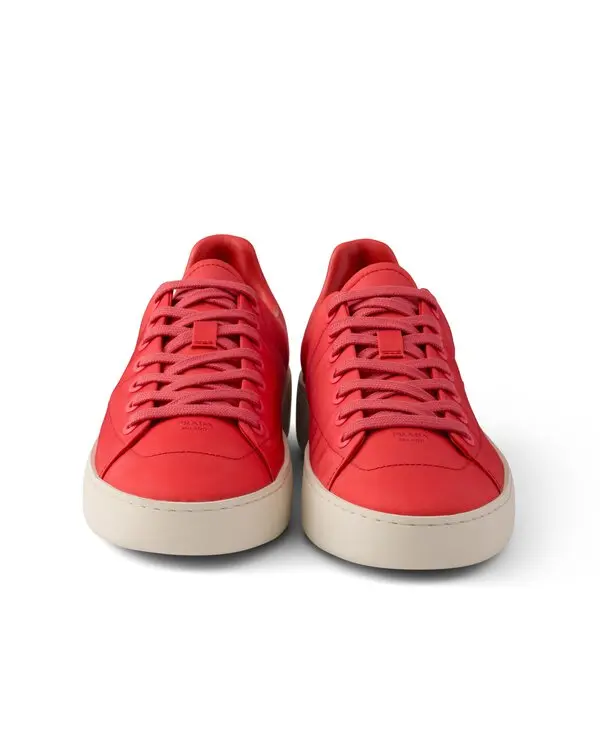 Prada Court Re-nylon Sneakers - Orange