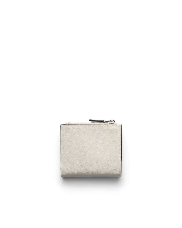Prada Small Saffiano Leather Wallet - Neutral