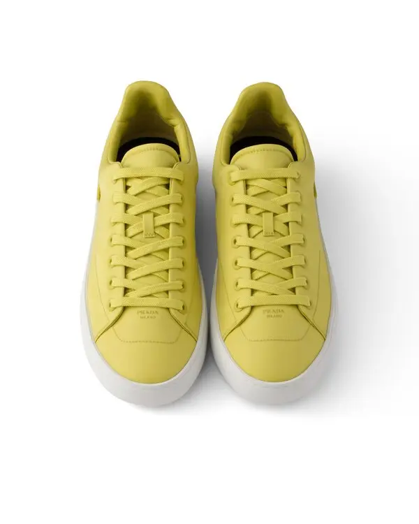 Prada Court Re-nylon Sneakers - Yellow