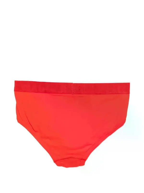 TOM FORD Logo-waistband Jersey Briefs - Red