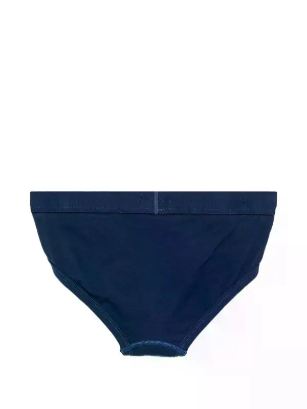 TOM FORD Logo-waistband Jersey Briefs - Blue