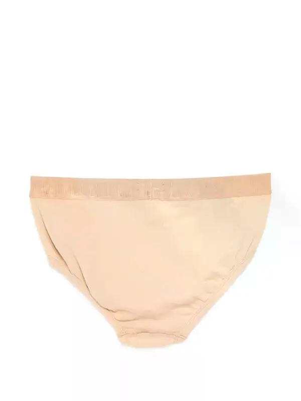 TOM FORD Logo-waistband Jersey Briefs - Neutrals