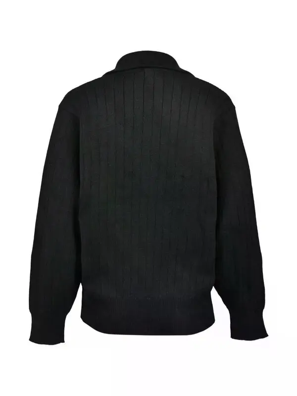 BREATH Drivers Ribbed-knit Zip-up Cardigan