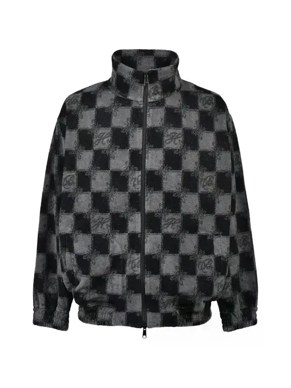 BREATH Block Check Jacket - Black