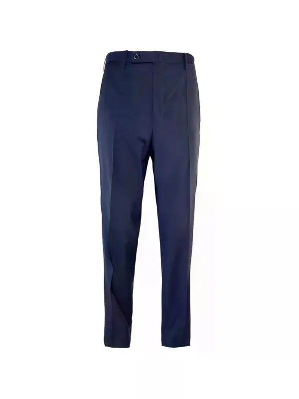 Incotex Tailored Tropical Wool Trousers - Blue