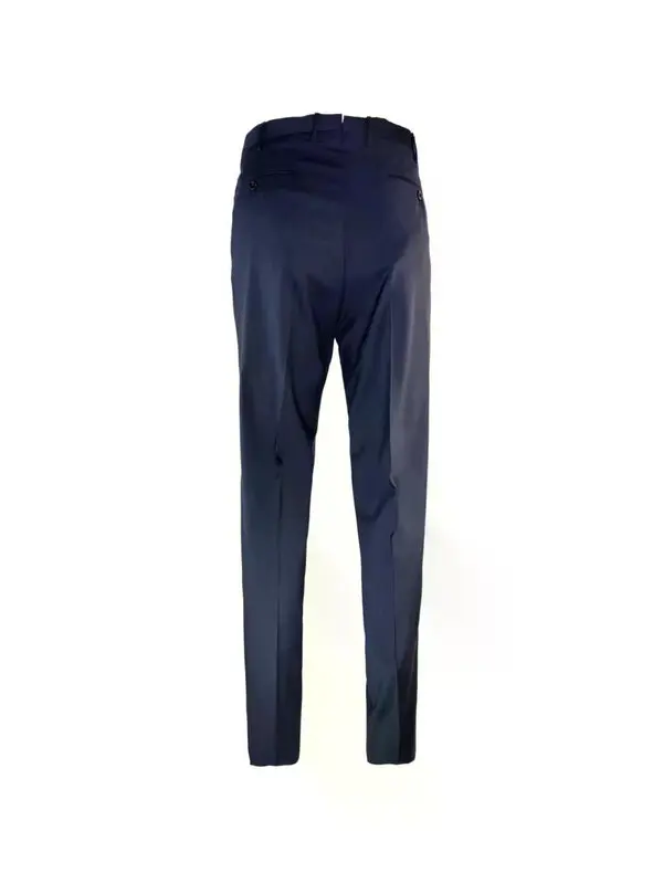 Incotex Tailored Tropical Wool Trousers - Blue