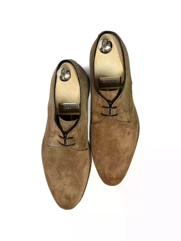 Bontoni Carnera Suede Derby Shoes