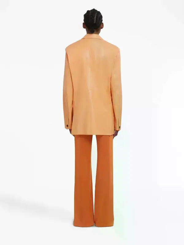 Marni Long-sleeve Leather Blazer