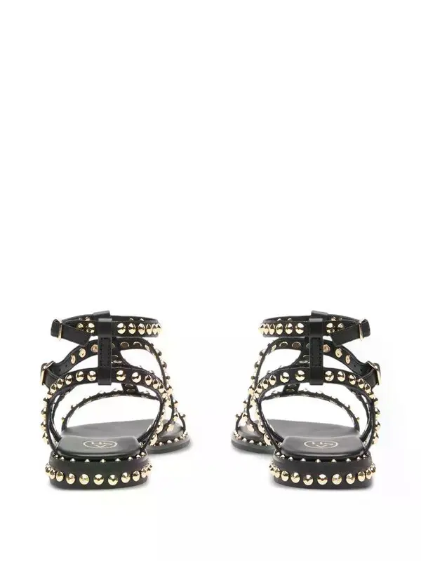 Ash Stud-embellished Sandals - Black