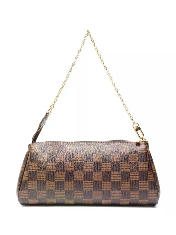 LOUIS VUITTON 2012 Damier Azur Eva Shoulder Bag - Brown