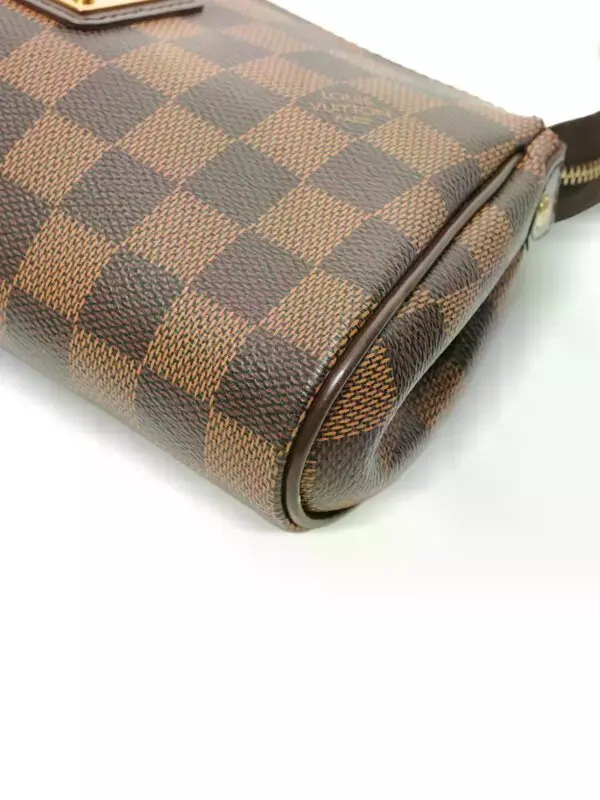 LOUIS VUITTON 2012 Damier Azur Eva Shoulder Bag - Brown