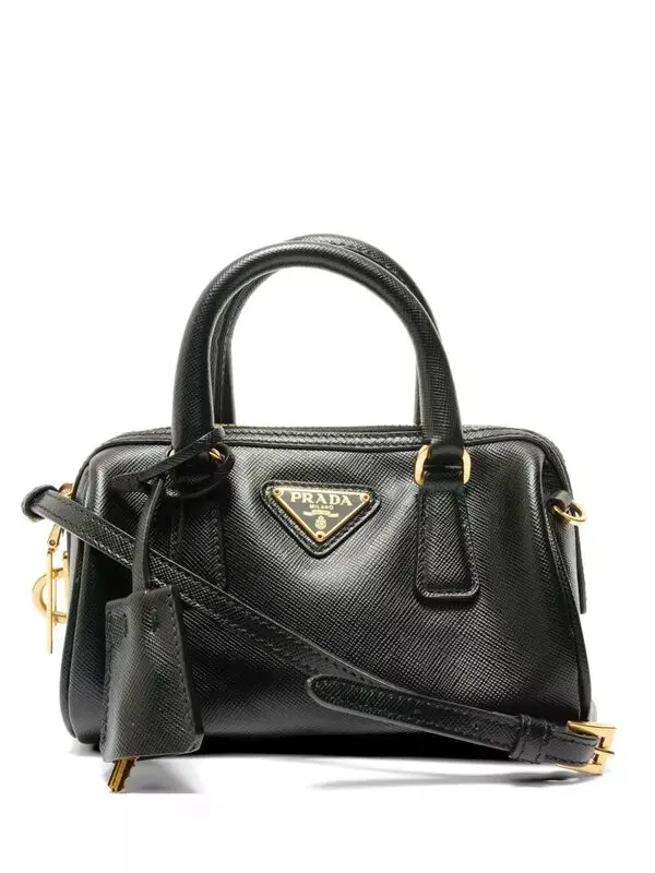 Prada Saffiano Leather Mini Bag - Black