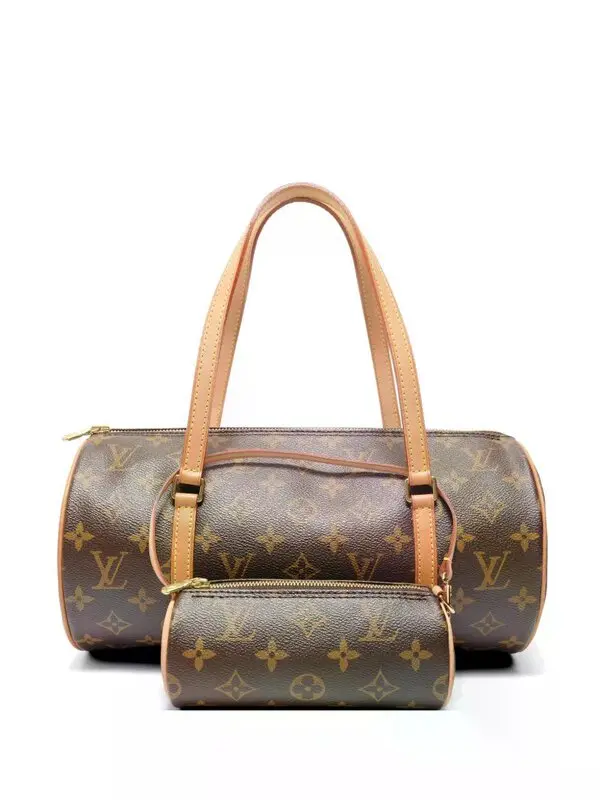 LOUIS VUITTON 2006 Monogram Papillon Shoulder Bag - Brown