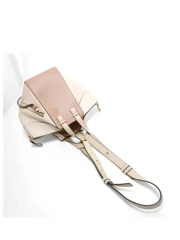 Loewe Hammock Leather Handbag - Neutrals