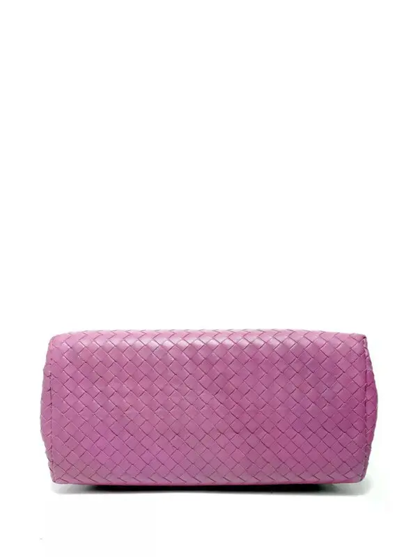 Bottega Veneta Intrecciato Roma Handbag - Pink