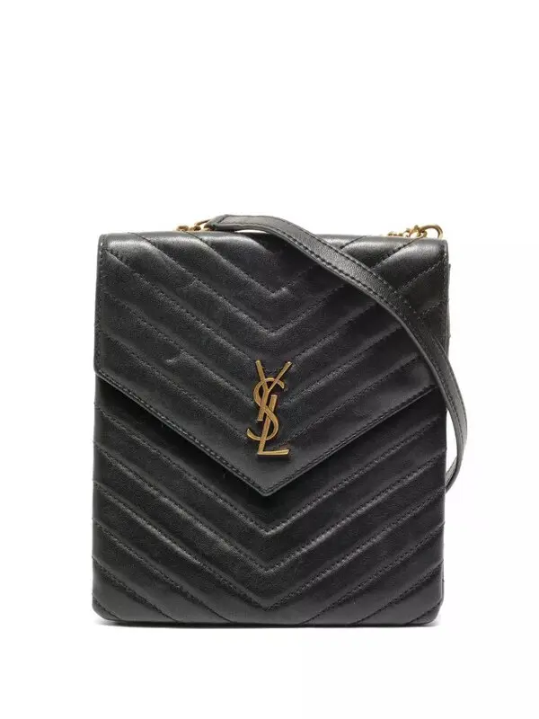 Saint Laurent Matelasse Cassandra Shoulder Bag - Black