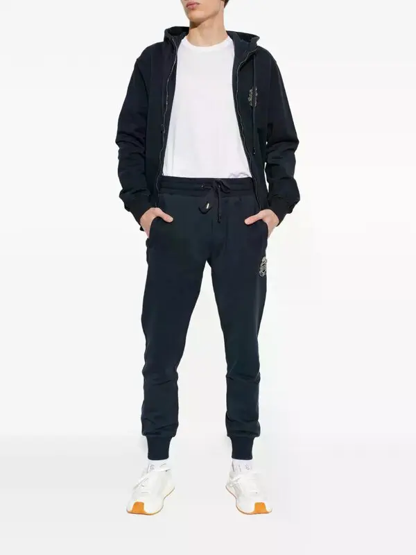 Dolce & Gabbana Logo-patch Zip-up Hoodie
