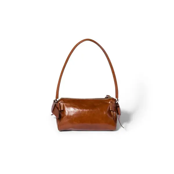 Miu Miu Shiny Leather Pouch - Palisander