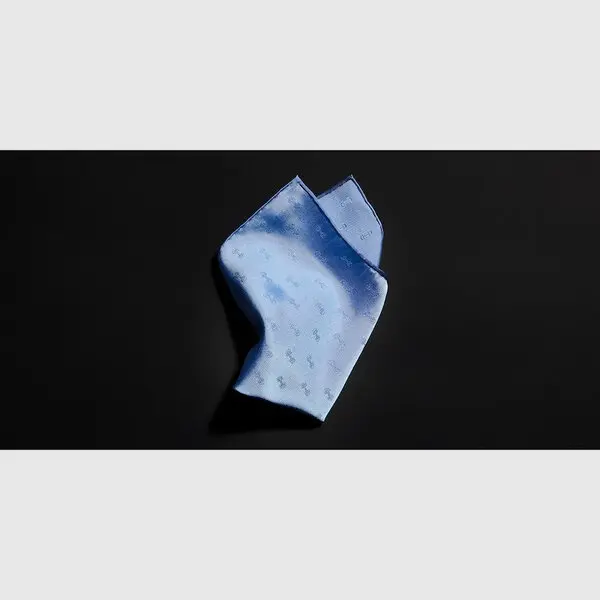 Gucci Horsebit Silk Jacquard Pocket Square