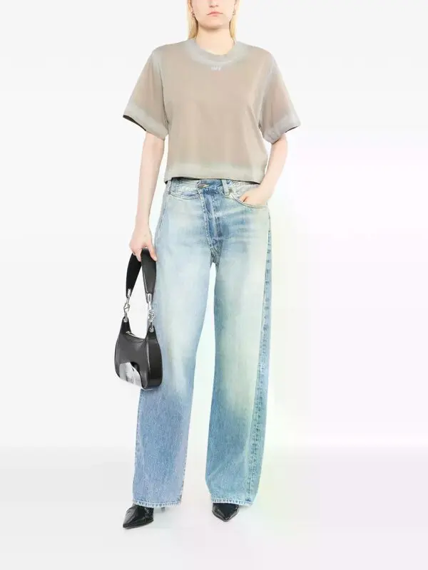 Off-White Spray Effect Logo T-shirt - Neutrals