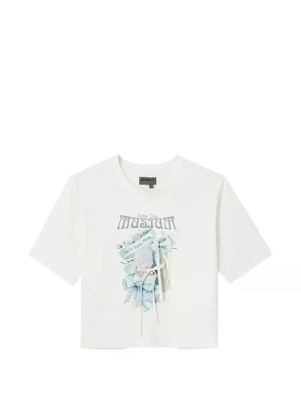 MUSIUM DIV. Graphic-print T-shirt - White