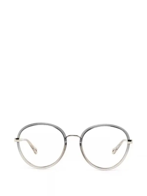 Chloé Round-frame Glasses - Grey