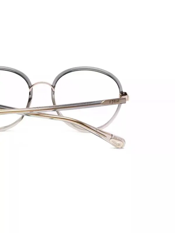 Chloé Round-frame Glasses - Grey