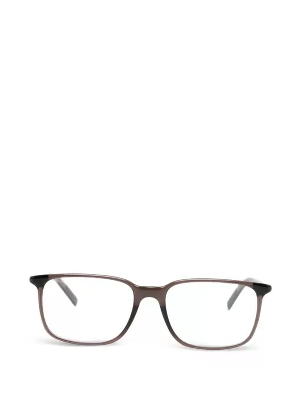 Montblanc Rectangle-frame Glasses - Brown