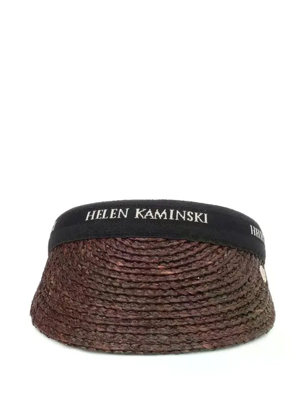 Helen Kaminski Raffia Visor - Brown