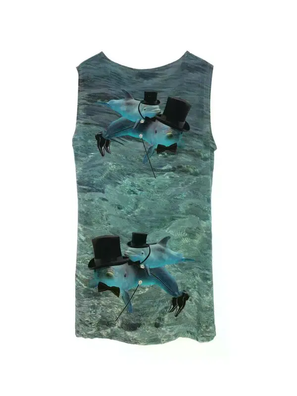 The Artistylist Dolphin-print Top