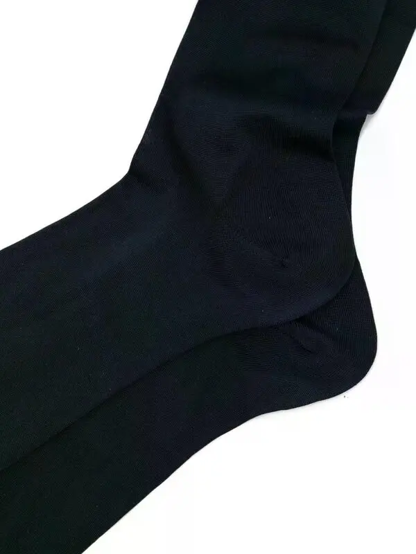 Zegna Knee Socks - Blue