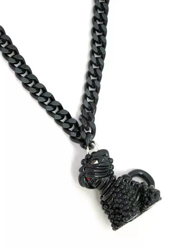 Marni Dog Motif Charm Necklace